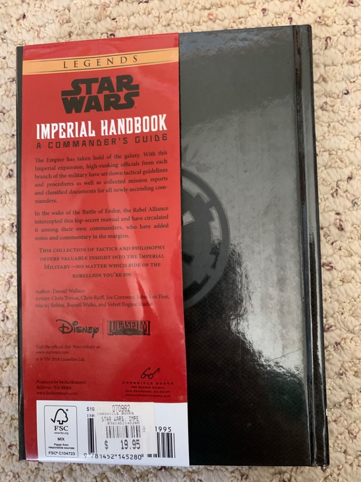 Star Wars: Imperial Handbook: Hard cover chronical books Disney by ...