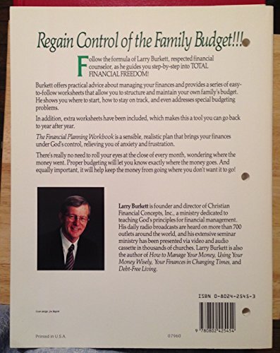 The Financial Planning Workbook: A Family Budgeting Guide (Christian ...