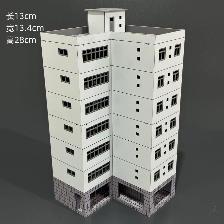 HO Scale 1:87 Buildings City Scene Model Train Railway Modern Office ...