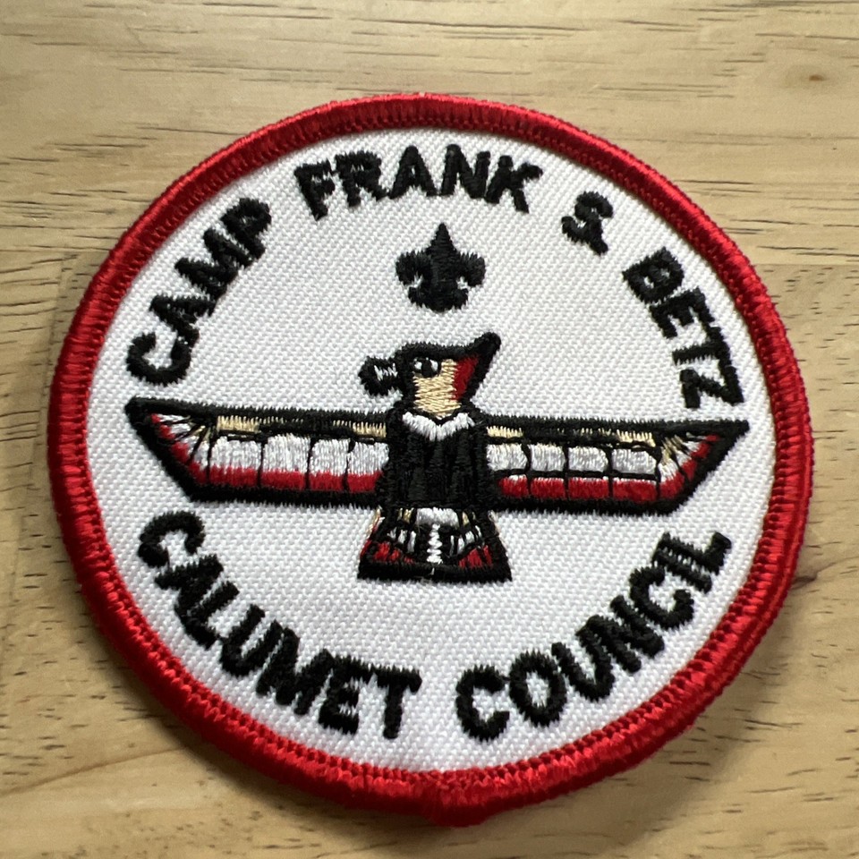 Vintage Camp Frank S. Betz Calumet Council BSA PATCH | eBay
