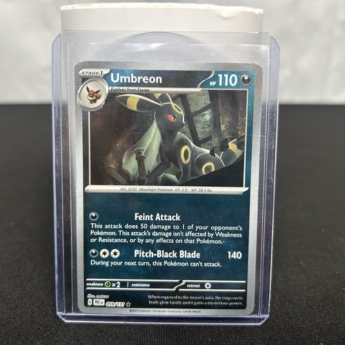 Umbreon - Master Ball Pattern 059/131 Sv: Prismatic Evolutions Holo w ...