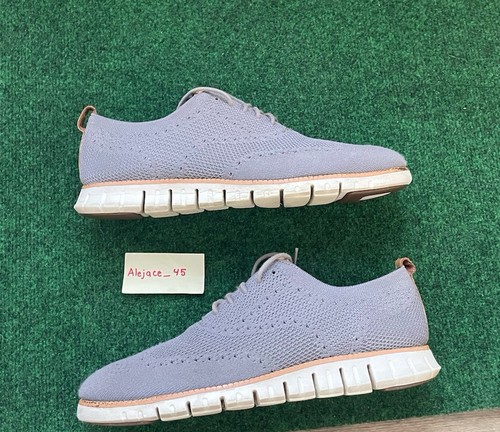 Cole Haan Zero Grand Men's Wingtip Knit Casual Shoes Size 10 Gray Tan ...