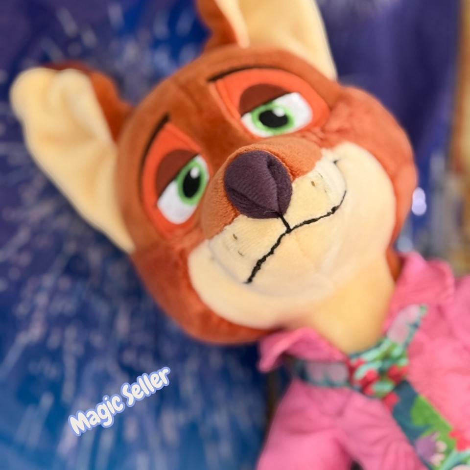 Disney Parks 2025 Zootopia 2 Plush Stuffed Animal Nick Wilde Fox | eBay