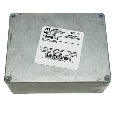 HAMMOND MANUFACTURING 1590BBS DIECAST ALUMINUM ENCLOSURE | eBay