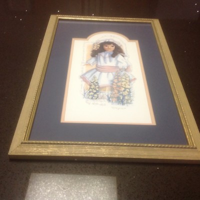 D. Morgan Framed Matted Print '' My Little Girl ll '' | eBay