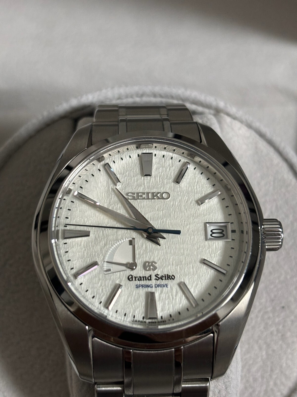 Grand Seiko Heritage Snowflake Spring Drive SBGA011 White Titanium ...