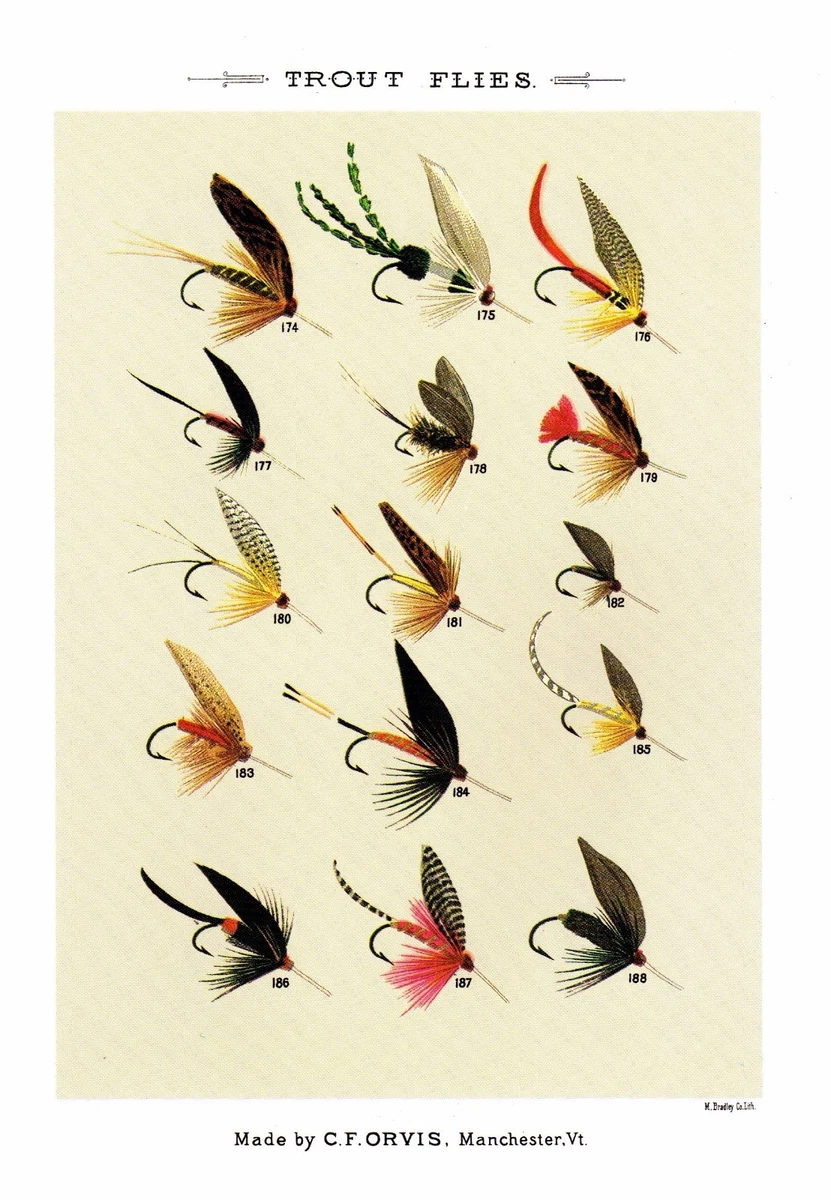 Old Fly Fishing Flies