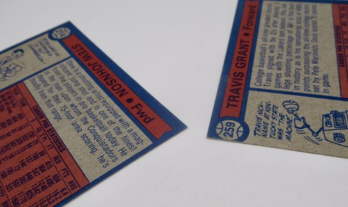 San Diego Conquistadors 1973-74 ABA TOPPS Travis Grant Stew Johnson LOT ...