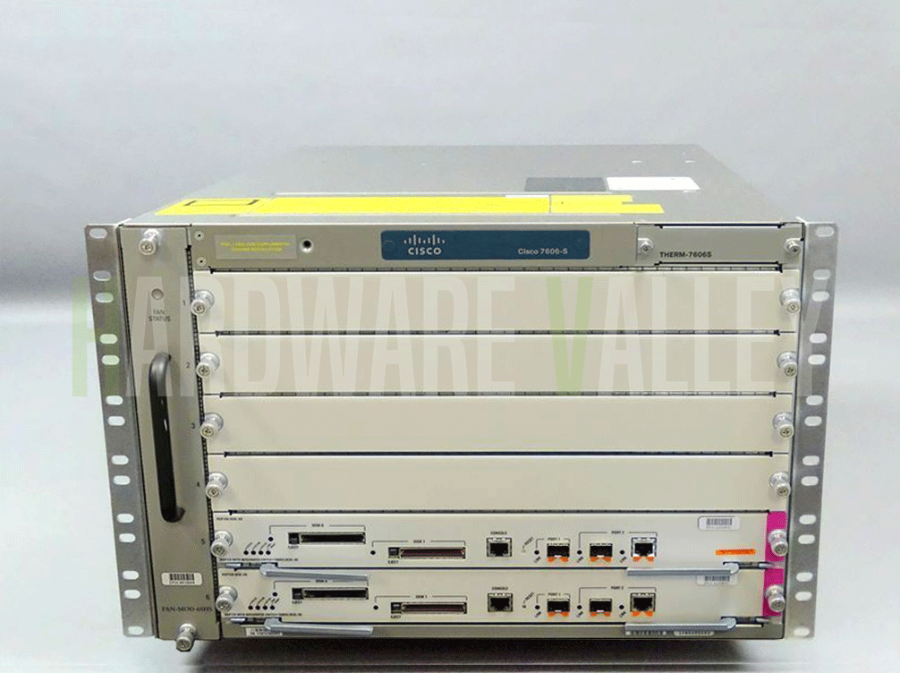 CISCO CISCO7606-S + FAN-MOD-6SHS + 2x PWR-2700-DC + 2x RSP720-3CXL-GE ...