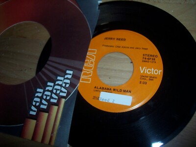 VG+ Jerry Reed Take It Easy / Alabama Wild Man 7" 45RPM w/ppr slv | eBay