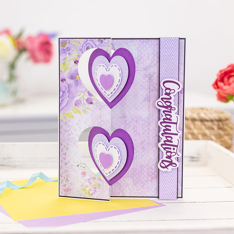 Metal Cutting Dies Heart Stencil DIY Scrapbooking Album Paper Card ...