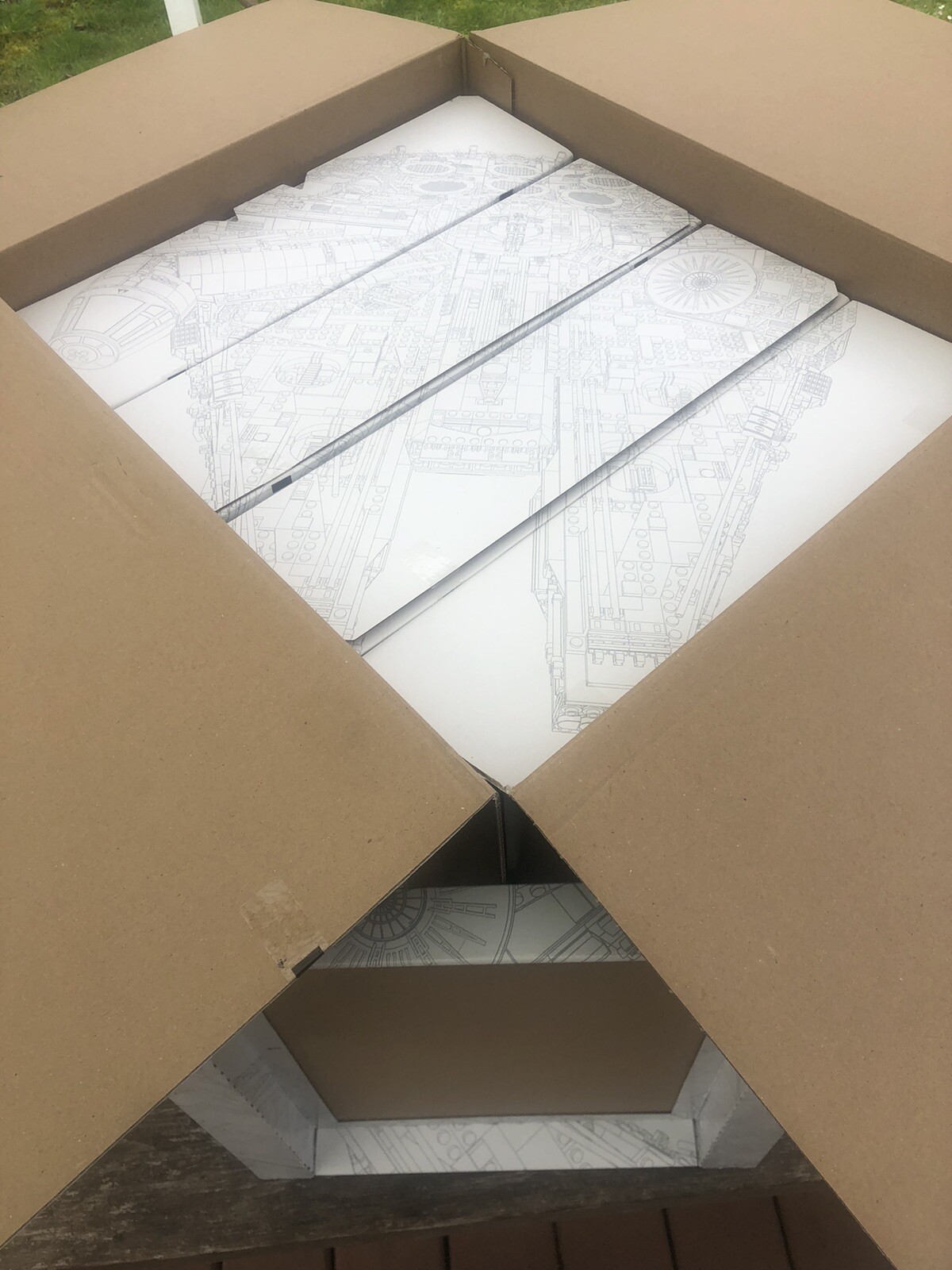 LEGO Complete Box Set for Star Wars 75192 UCS Millennium Falcon *BOXES ...