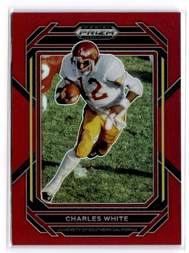2023 Panini Prizm Charles White #14 /299 Red RC Cleveland Browns/LA Rams | eBay