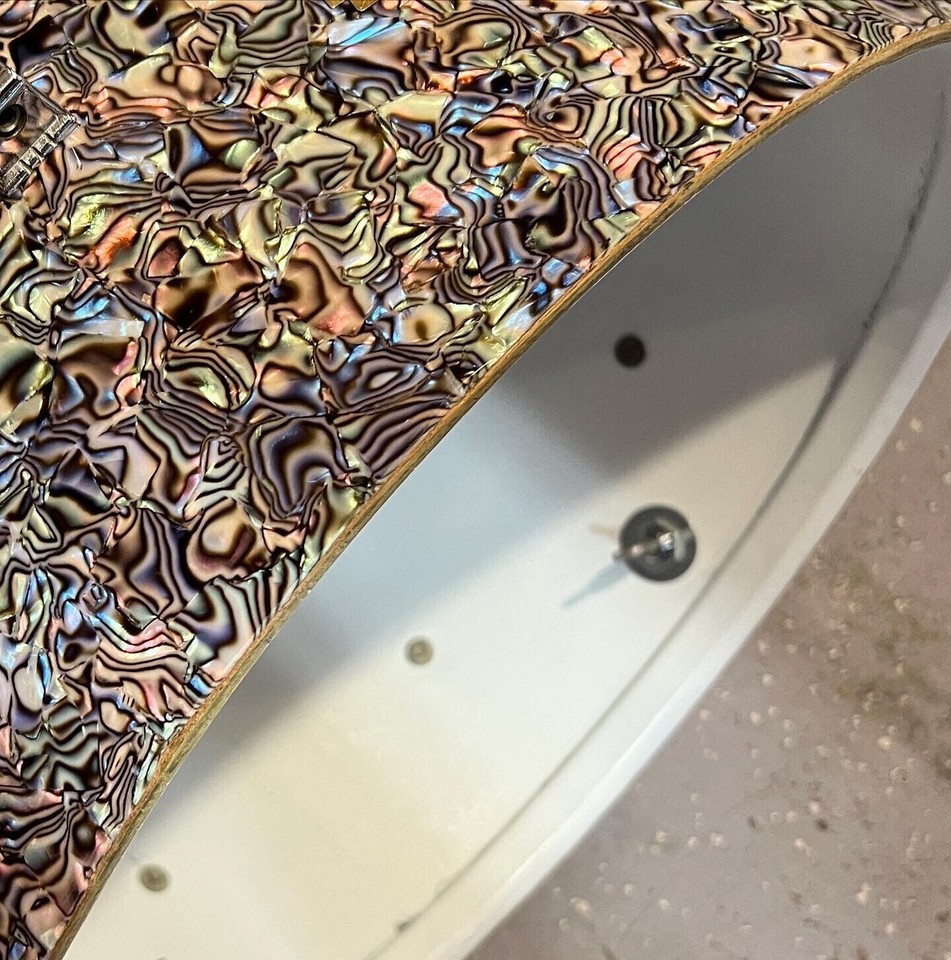 18x62" Drum Wrap 0.5mm Musical Instrument Deco Sheet Abalone Seashell ...