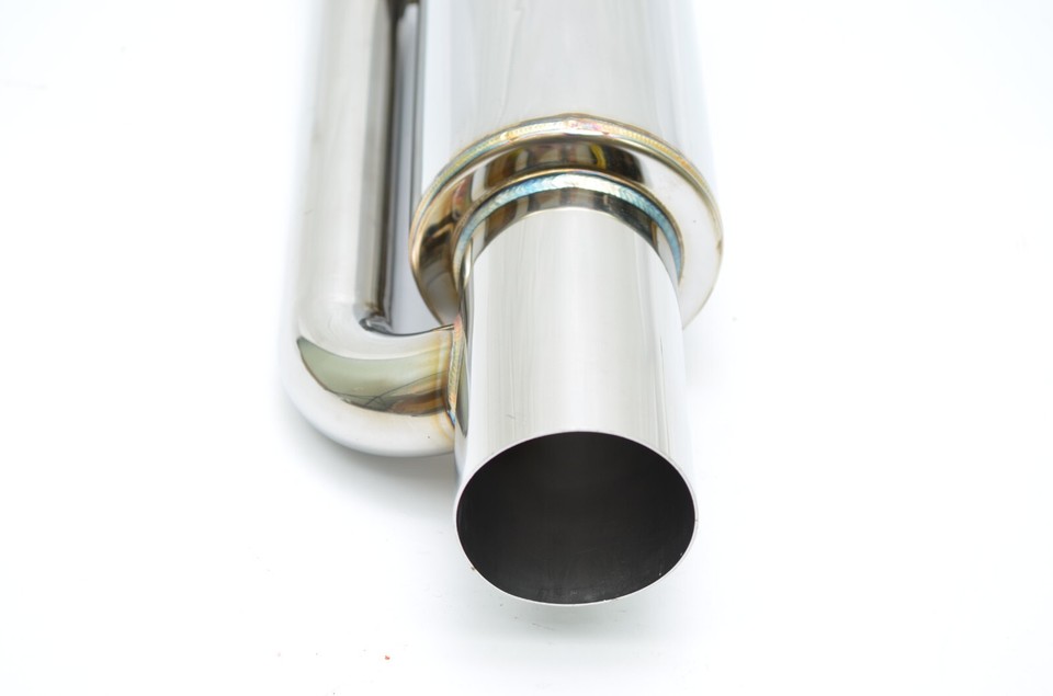 1320 Performance Ultra Quiet Short QW Resonator Muffler Universal 4 ...