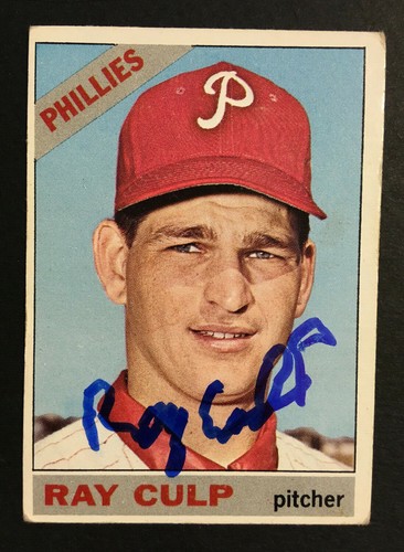 Ray Culp Phillies signed 1966 Topps baseball card #4 Auto Autograph | eBay