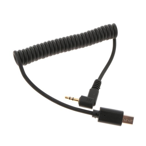 Coiled 2.5mm to S2 Camera Remote Shutter Cable for A6000 HX300 A7R A9 ...