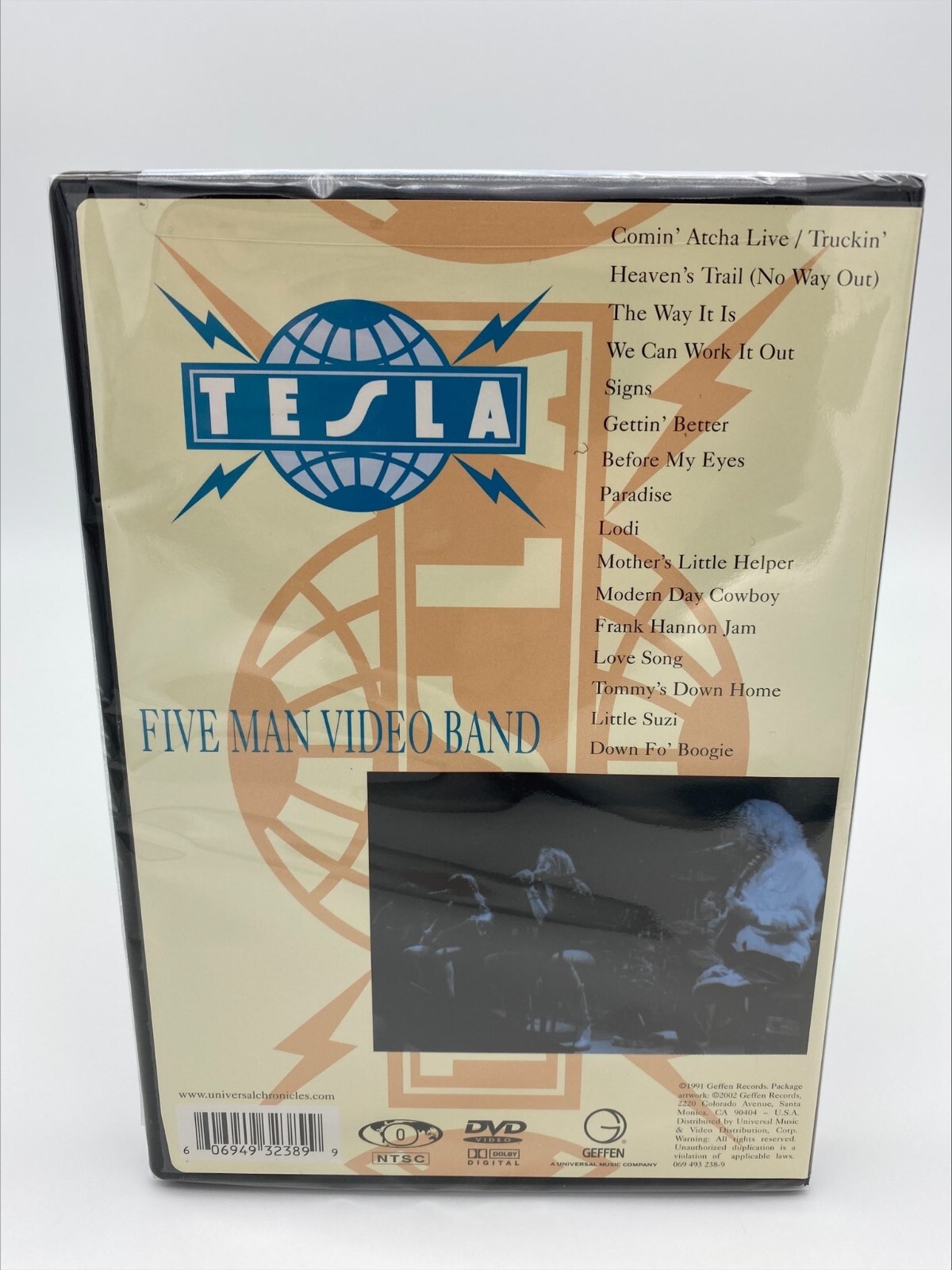 Tesla - Five Man Video Band (DVD, 2002) for sale online | eBay