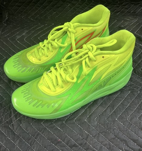 PUMA x MB.02 Melo Nickelodeon Slime Fluro Green Men's Basketball Shoes ...