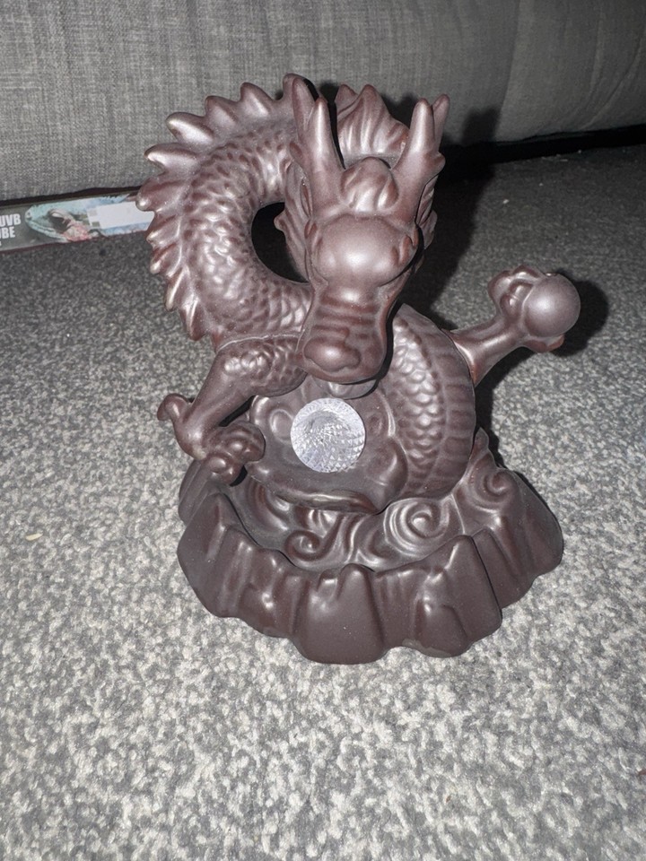 Dragon Backflow Incense Burner Holder with Cones & Storage Bag – Feng ...