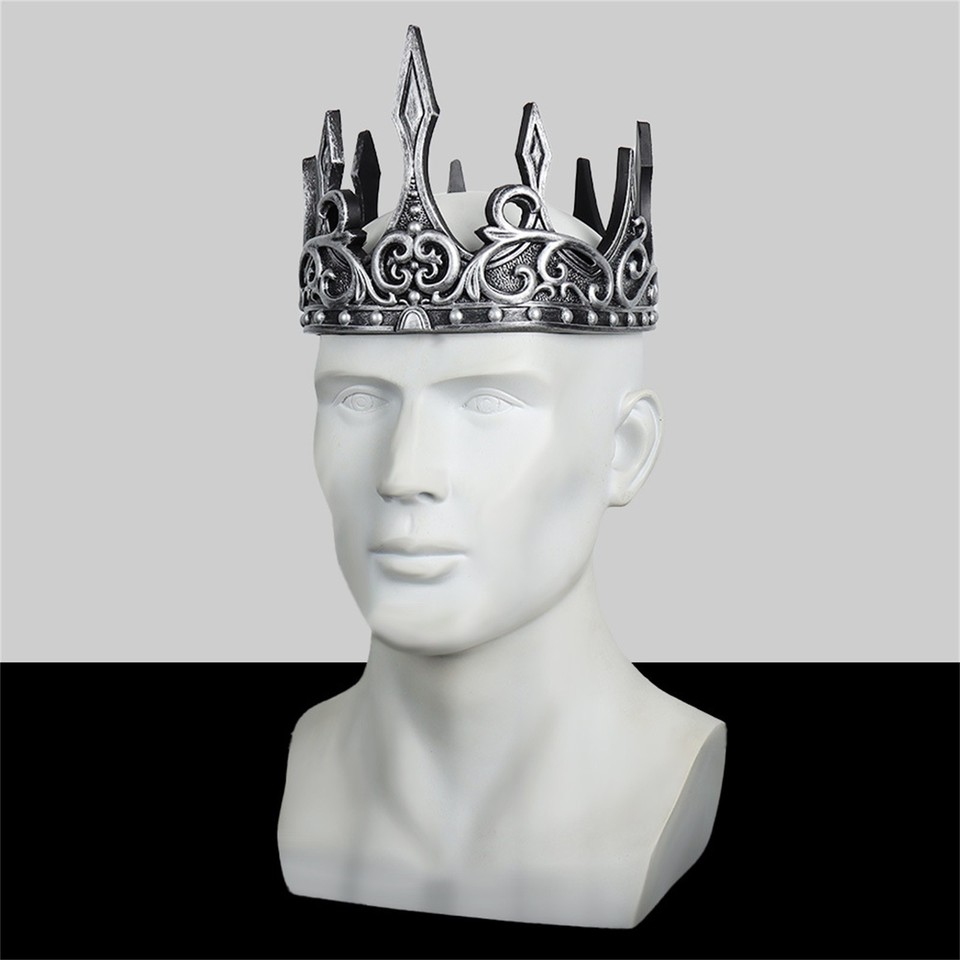 Halloween King Crown Medieval Crown, Cosplay Props for Prom Wedding ...