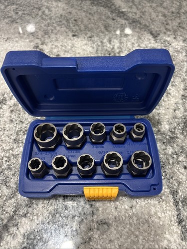 Irwin bolt extractor 10 piece set Complete In Excellent Condition FREE ...