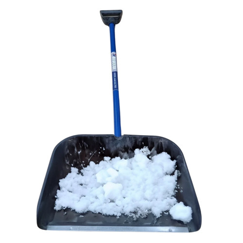 Large Plastic Lightweight Snow Shovel With Metal Edge 120cm - Bluecol ...