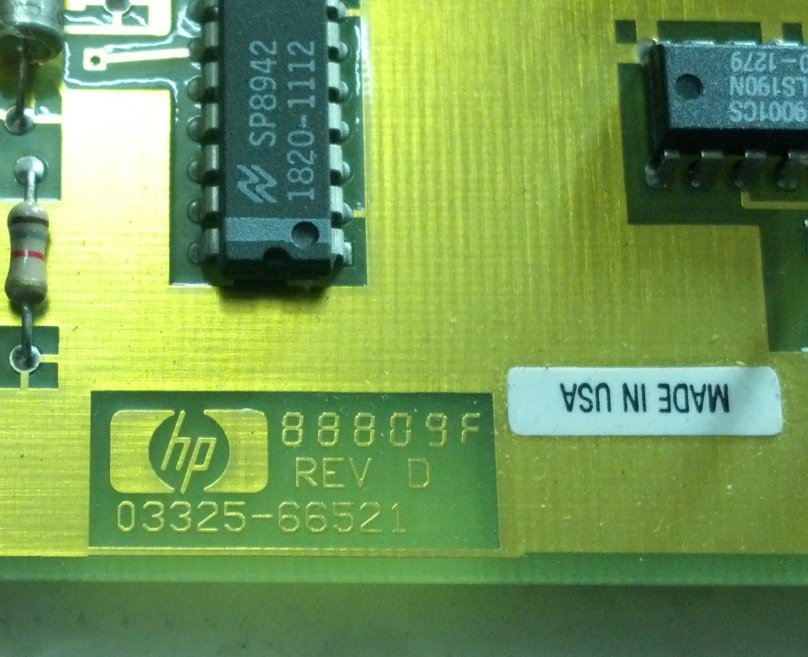 03325-66521 Rev D PCB board for HP 3325B Generator HP-3325B | eBay