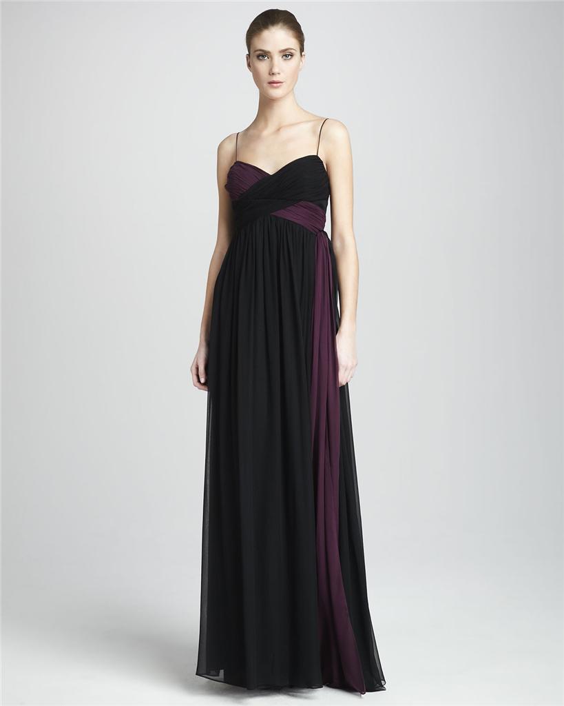 Robert Rodriguez Black Label Camille Color Block Formal Gown Size 12 ...