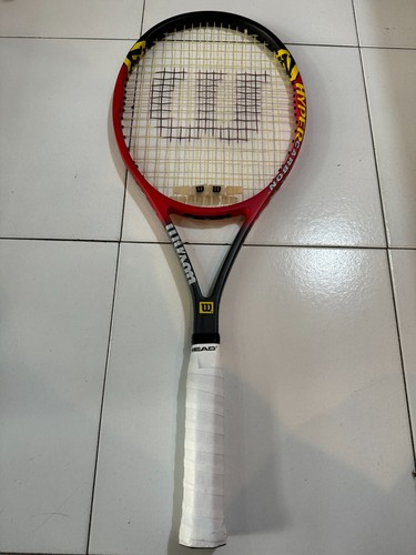 WILSON Hyper Carbon Pro Staff 6.0 95 Mid Plus RARE Vintage Tennis ...