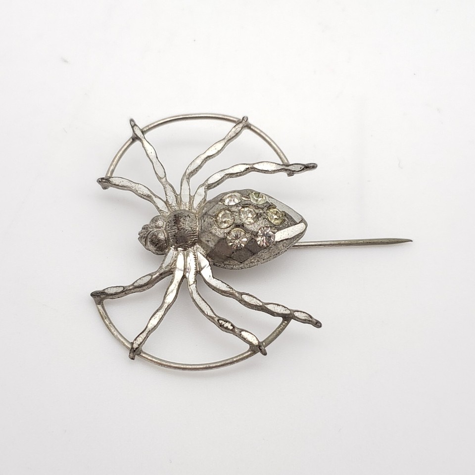 Vintage Spider Brooch Pin Htf Rare Goth Dark Academia Halloween | eBay