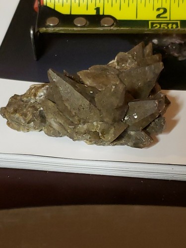 Chocolate Dogtooth Raven Wing Calcite Cluster Santa Eulalia Chihuahua ...