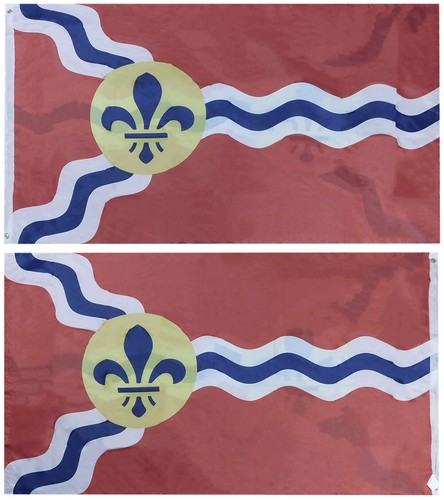 3x5 City of St Saint Louis Missouri Flag 3'x5' Double Sided 2ply Nylon ...