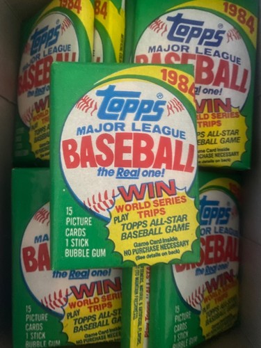 1984 TOPPS UNOPENED SEALED WAX PACK (1) FROM BOX MATTINGLY RC , NOLAN ...