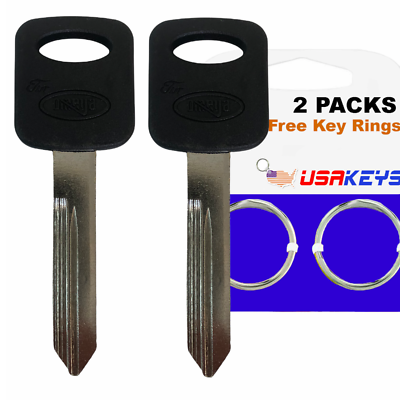 2 None Transponder Ignition Blank Key H75 For Ford F150, F250, F350 ...
