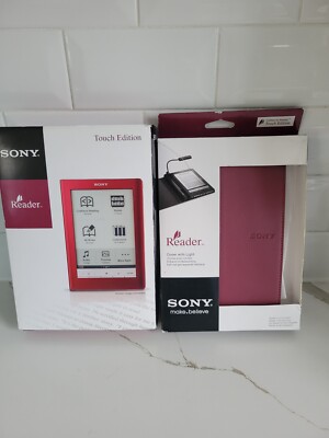 SONY Digital Book Reader PRS-600 6” Touch Edition Pocket eBook Red | eBay