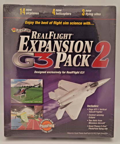 Great Planes Real Flight G3 Expansion Pack 2 RealFlight PC SEALED NEW ...