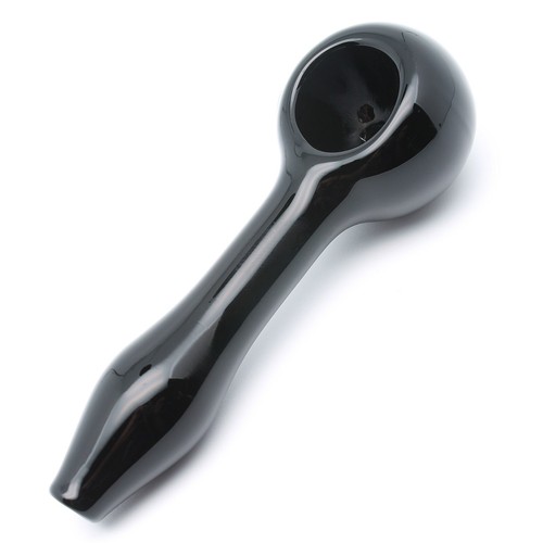 4.3" Black Jade Glass Smoke Bowl Smoking Pipes Slim Tobacco Bowls ...