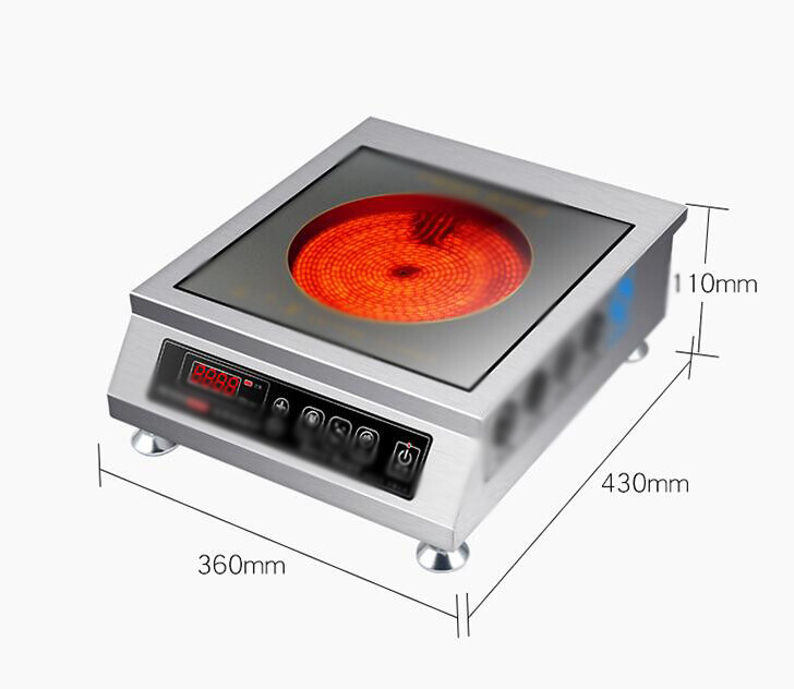3500W Commercial Home Electric Ceramic Cooker Hot Plate Cooktop 11 ...