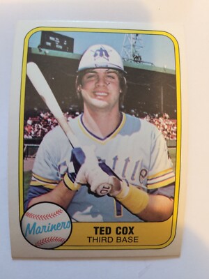 1981 FLEER TED COX #602 NM | eBay
