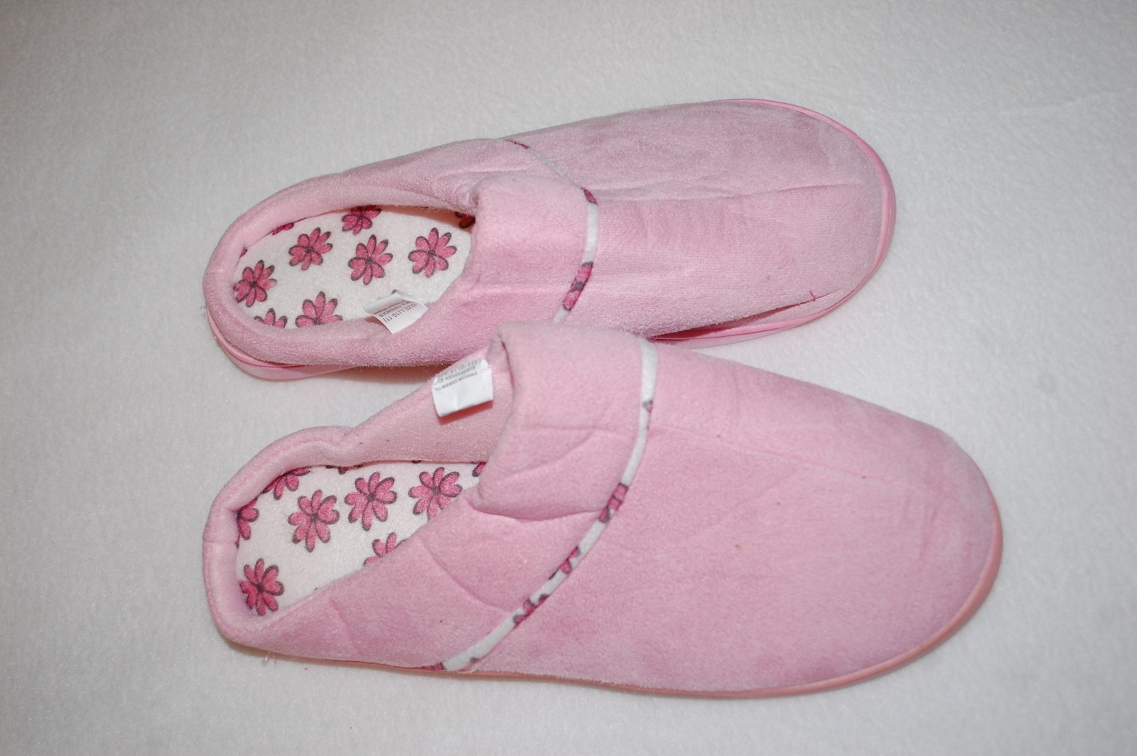 Womens Slippers LIGHT PINK SLIPPERS Cushioned LOW BACK Rubber Outsole L ...