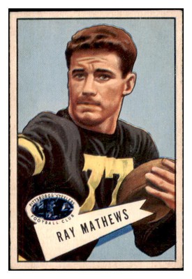 1952 BOWMAN SMALL # 32 RAY MATHEWS STEELERS EX-MT 489856 (KYCARDS) | eBay
