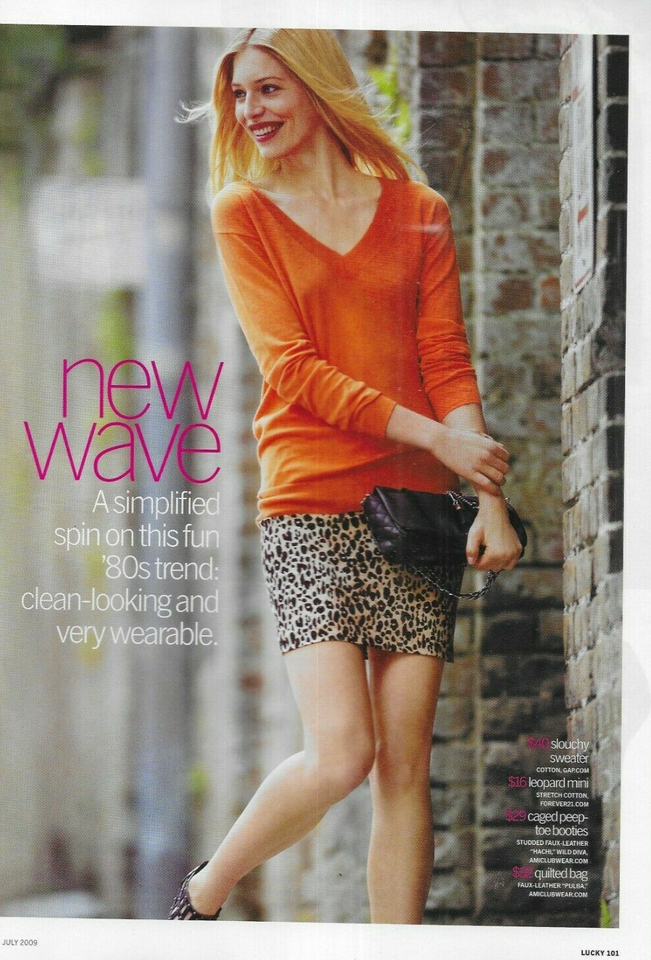 Lucky Magazine Becki Newton Budget Fashion Summer Basic Edgy Florals ...