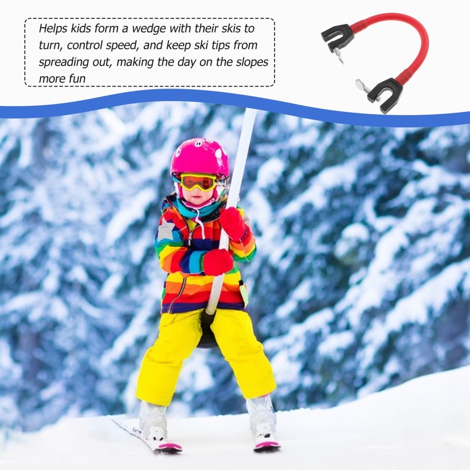 2 pezzi Easy Wedge Ski Training Aid Connettore per punta da sci Insegna ...