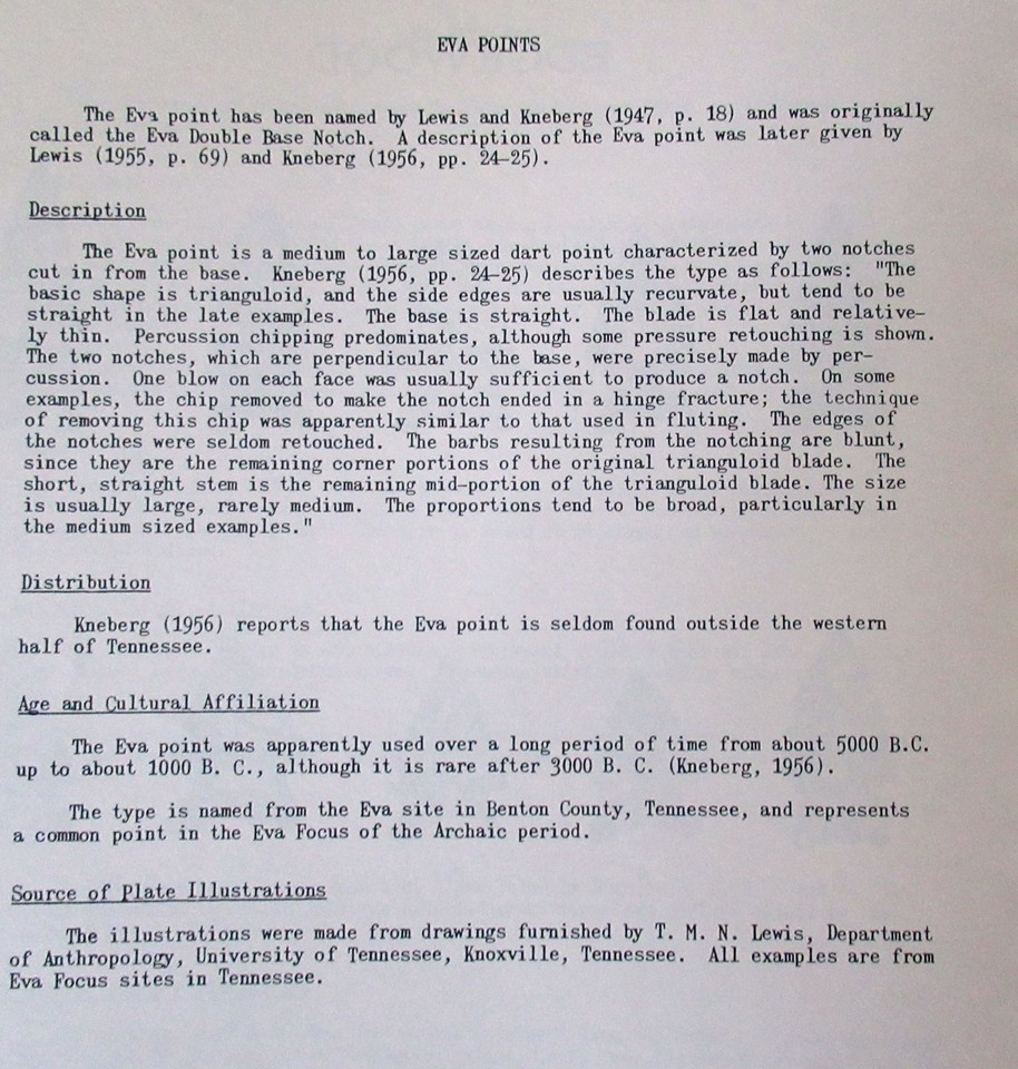 Guide to Identification American Indian Projectile Points arrowheads ...