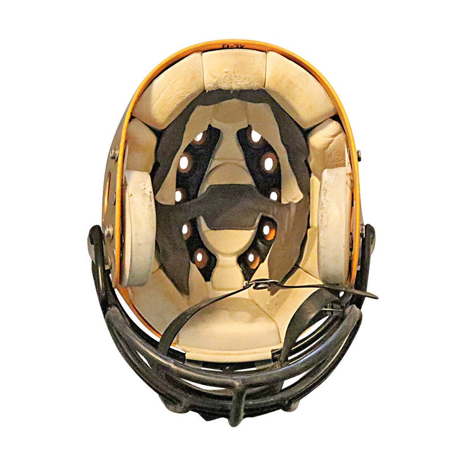 Tony Berti Las Vegas Outlaws 2001 XFL Game Used Helmet | eBay