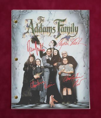 Addams Family Complete Movie Script With Reproduction Signatures | eBay