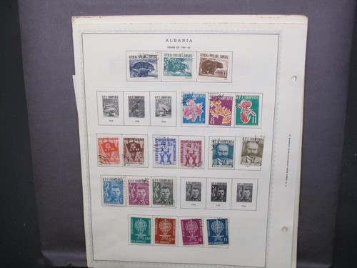 Albania Collection On Minkus Album Pages 1913 To 1979 | eBay