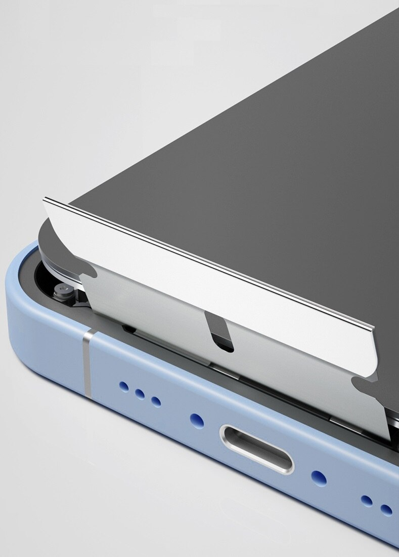 100 PCS Razor Blades Single Edge Extra Sharp Heat Treated Safety Knife ...