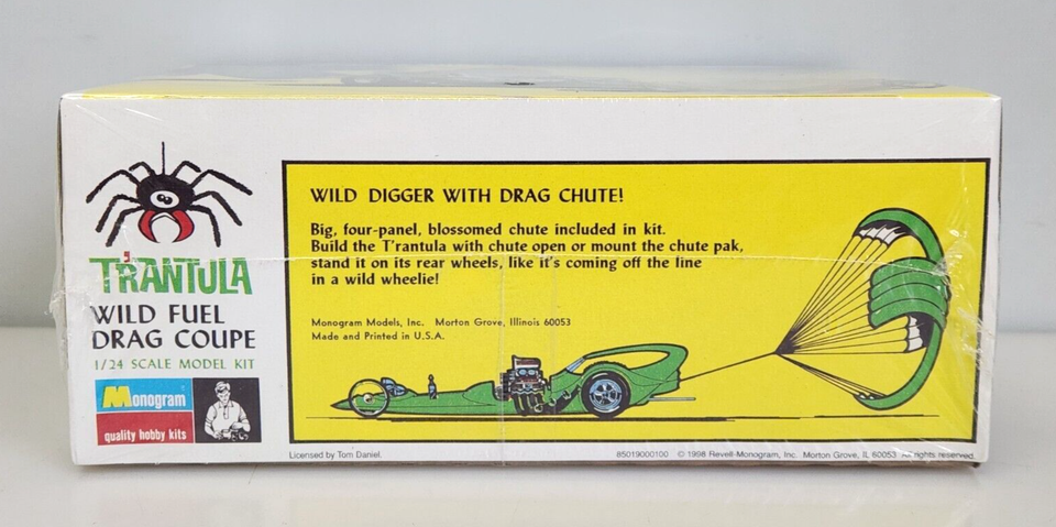 1998 Monogram T'rantula Wild Digger w Drag Chute 1/24 Model Kit PC190 ...
